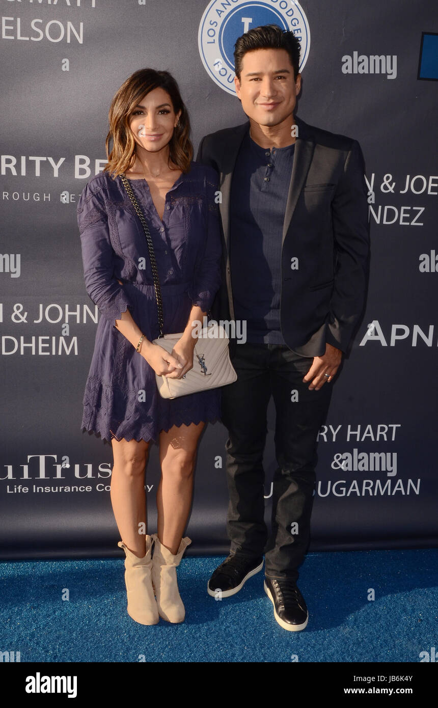 Los Angeles, Ca, USA. 08th June, 2017. Courtney Lopez and Mario Lopez ...