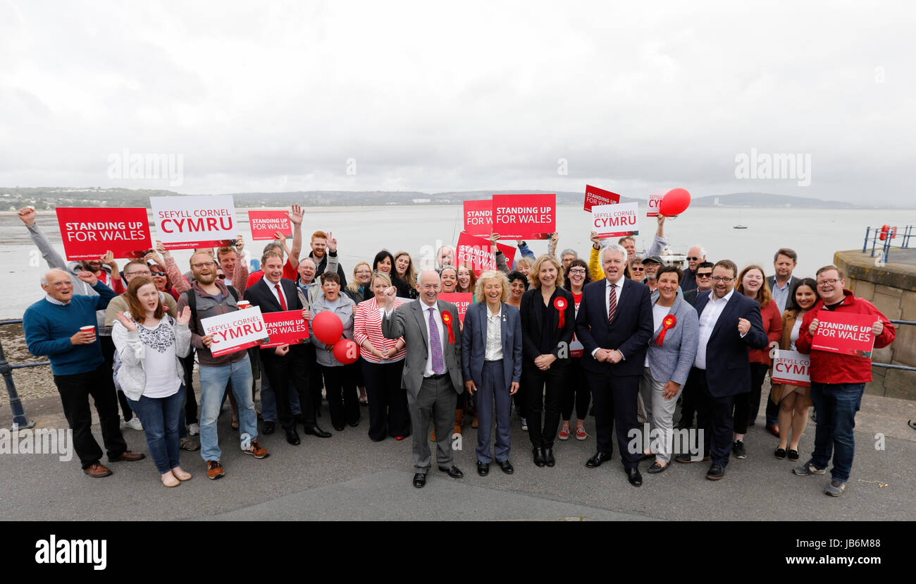 Swansea, UK. 9th June, 2017. General Election 2017. Welsh Labour ...