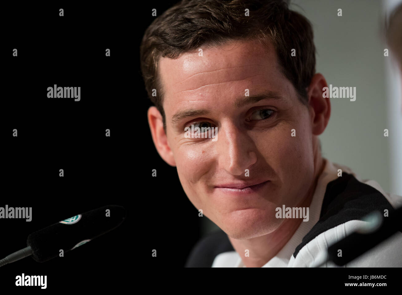 Sebastian Rudy, player of the German national soccer team, attends a ...