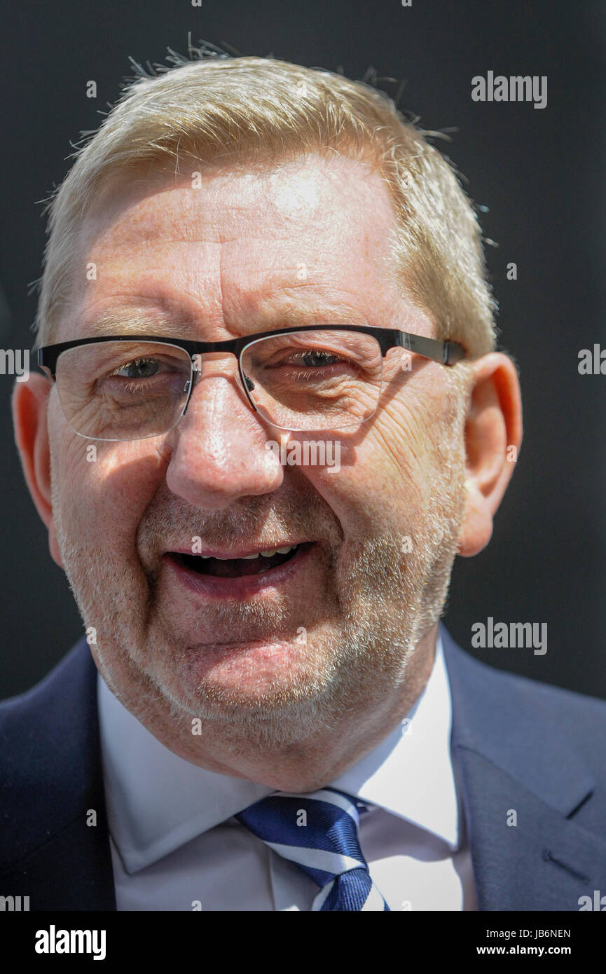 London, UK. 9th June, 2017. Len McCluskey, General Secretary of Unite ...