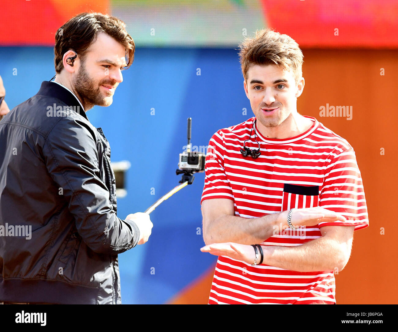 NEW YORK, NY - June 9: Andrew Taggart and Alex Pall of the Chainsmokers ...