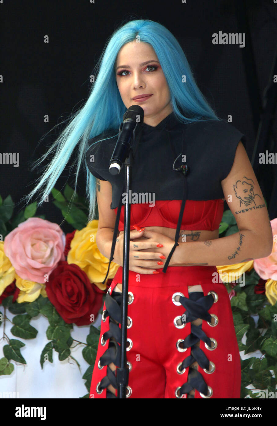 June 9, 2017 - New York, New York, U.S. - Singer HALSEY performs on the ...