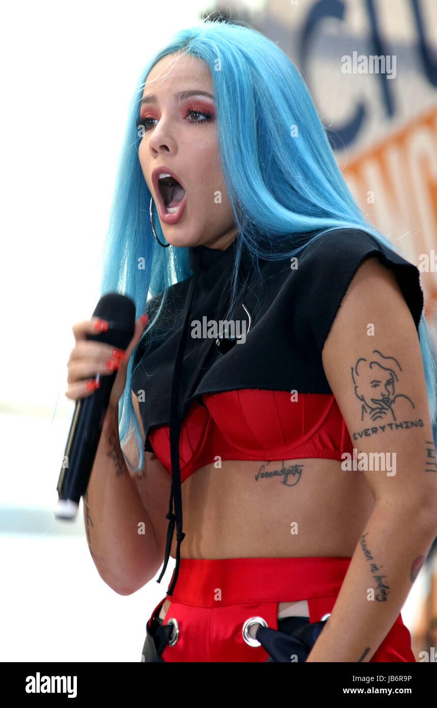 June 9, 2017 - New York, New York, U.S. - Singer HALSEY performs on the ...