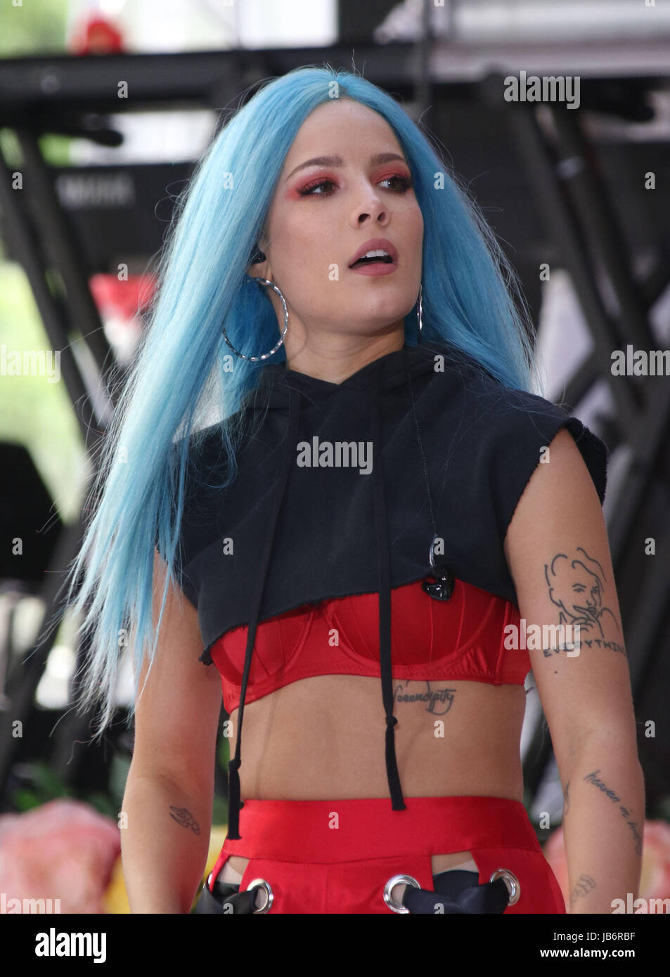 June 9, 2017 - New York, New York, U.S. - Singer HALSEY performs on the ...
