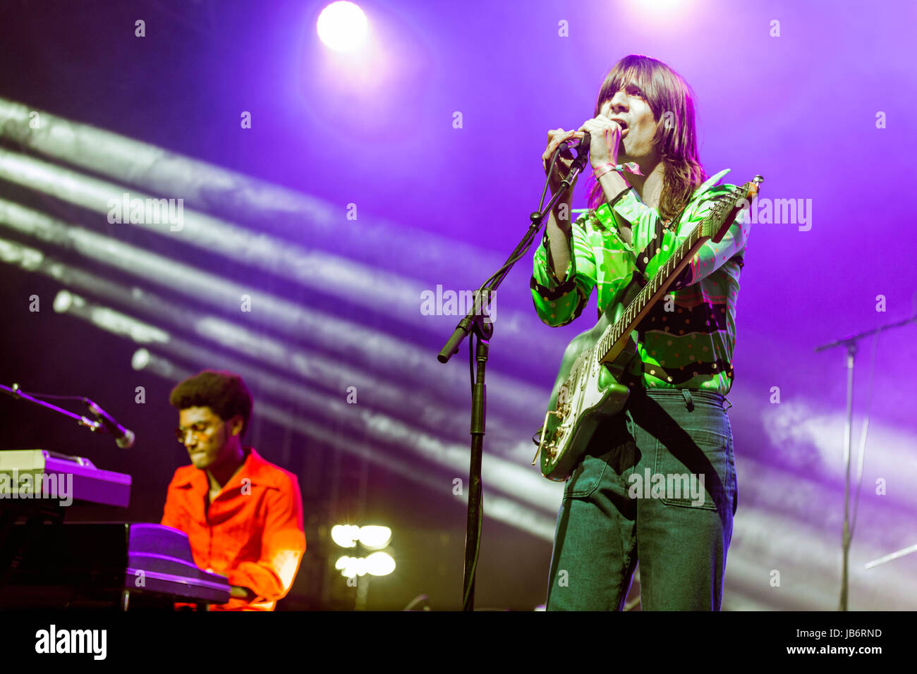 Manchester, Tennessee, USA. 8th June, 2017. DANNY AYALA and BRIAN D ...