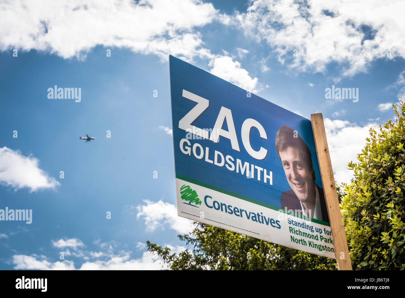 Election poster for Zak Goldsmith Conservative MP for Richmond Park ...