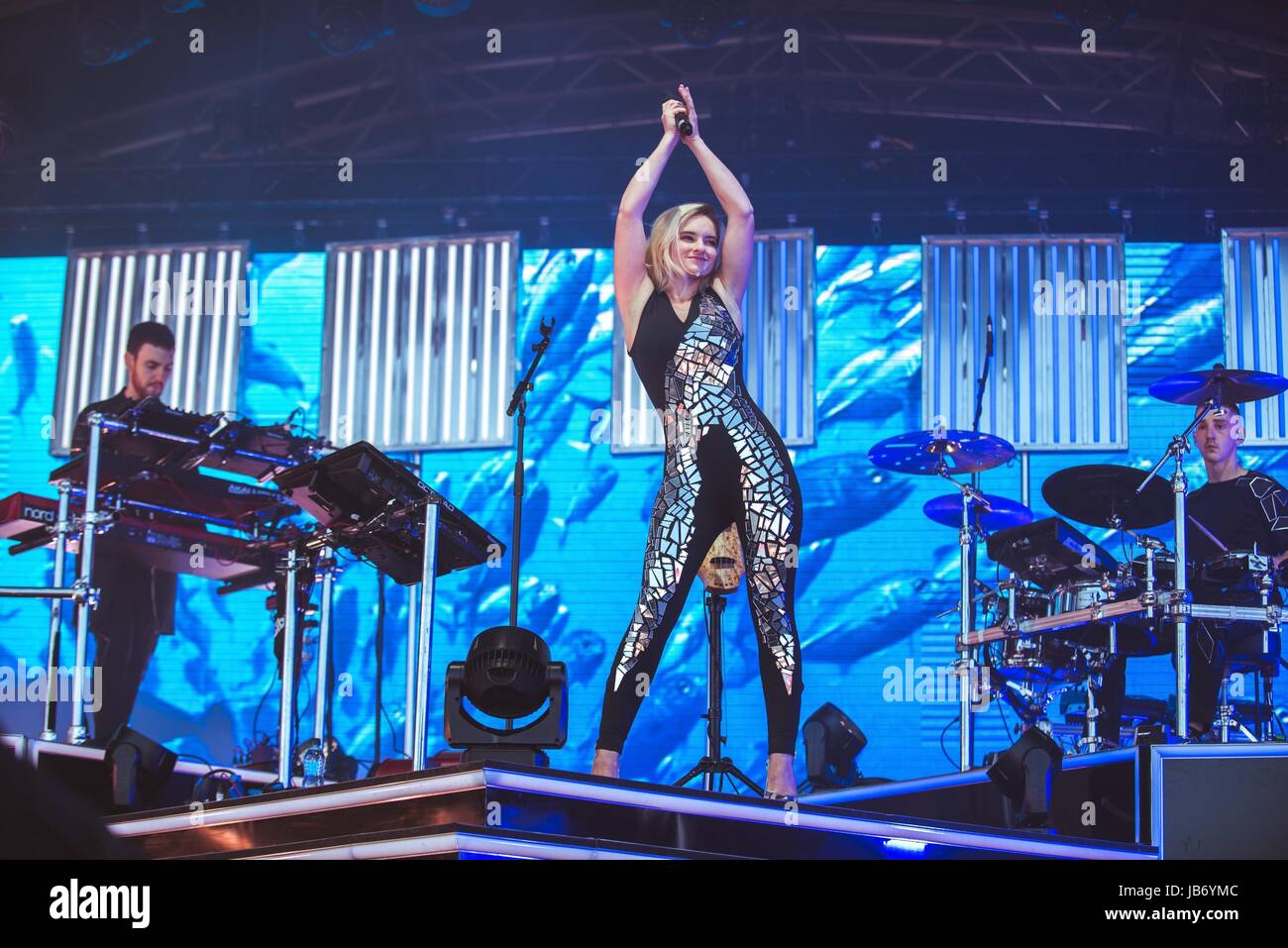 Clean bandit perform on stage hi-res stock photography and images - Alamy
