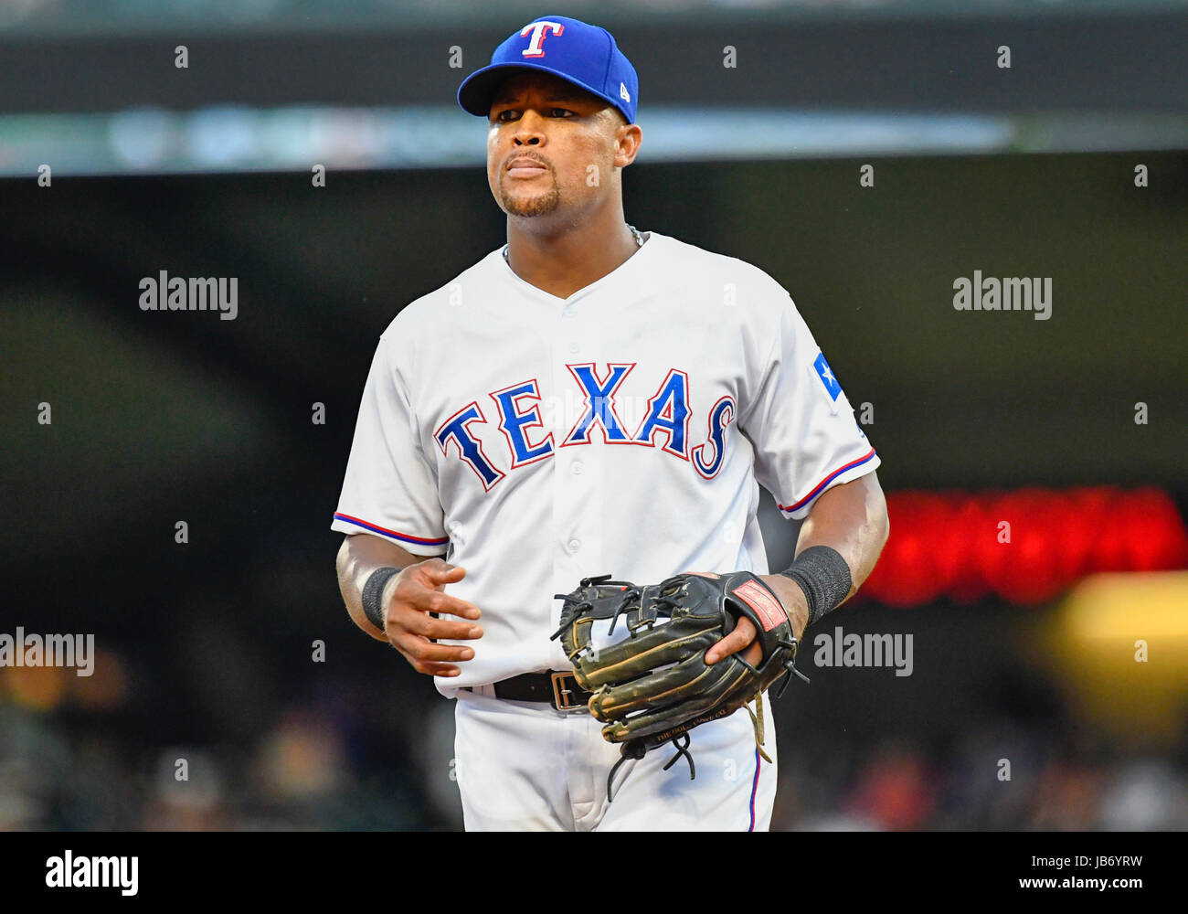 JUN 06, 2017: Texas Rangers third baseman Adrian Beltre #29 during an ...