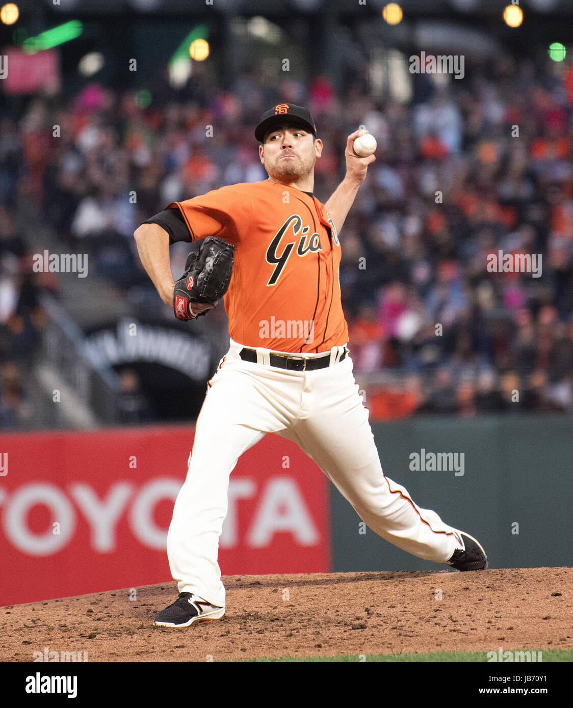 San Francisco, California, USA. 09th June, 2017. San Francisco Giants ...