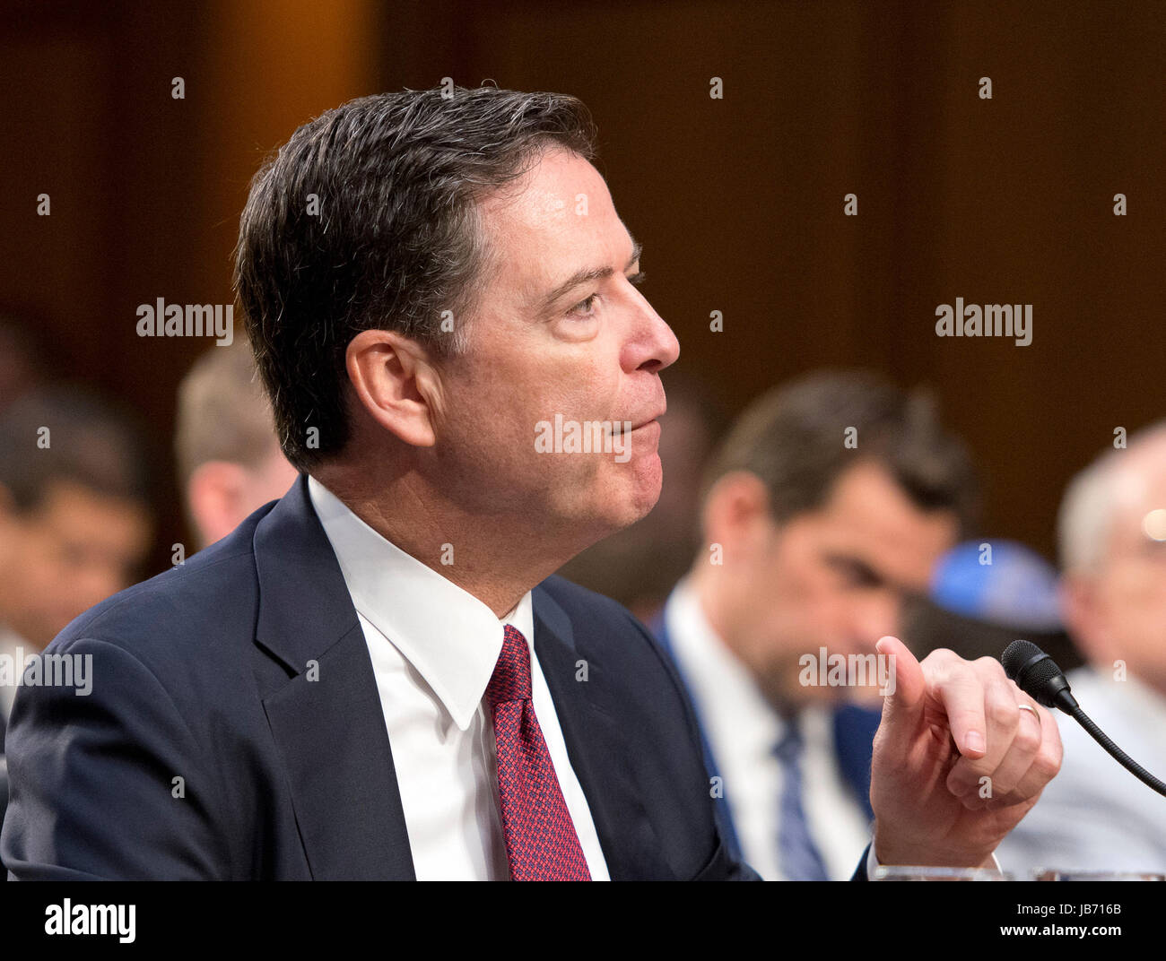 Washington, Us. 08th June, 2017. Former FBI Director James Comey ...