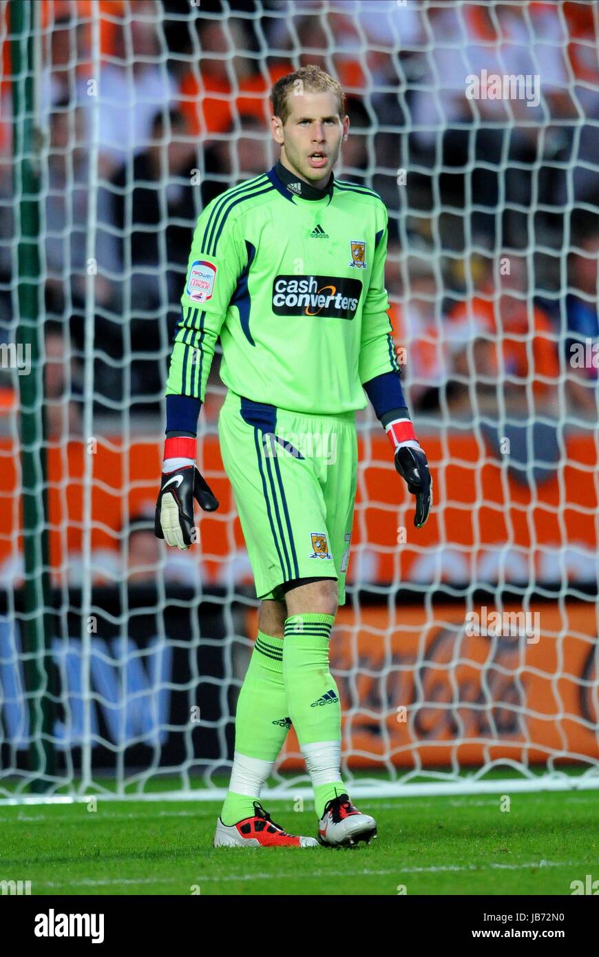 PETER GULACSI HULL CITY FC HULL V BLACKPOOL KC STADIUM, HULL, ENGLAND ...