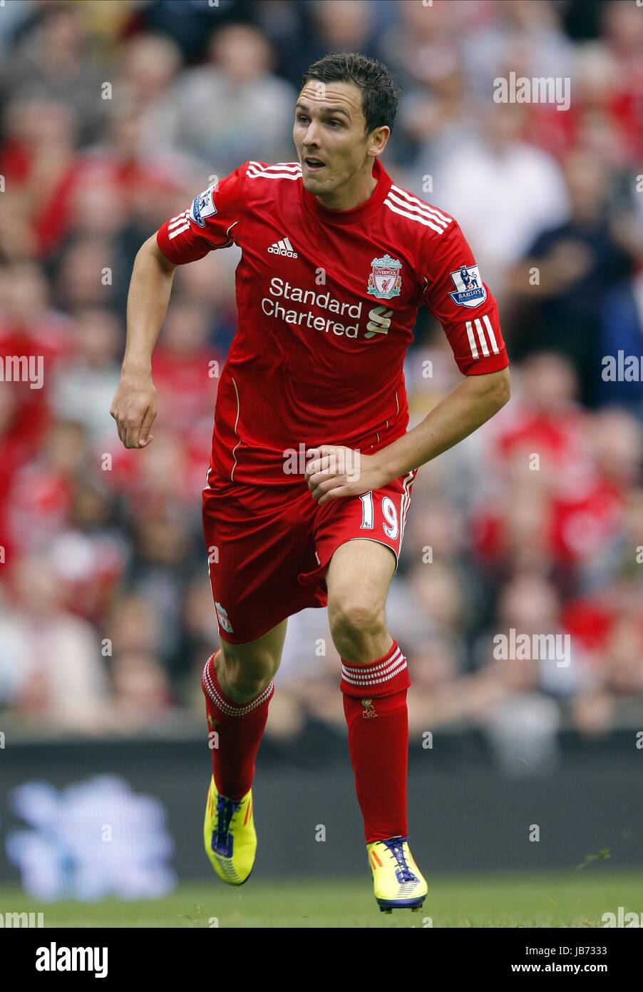 STEWART DOWNING LIVERPOOL FC ANFIELD LIVERPOOL ENGLAND 13 August 2011 ...