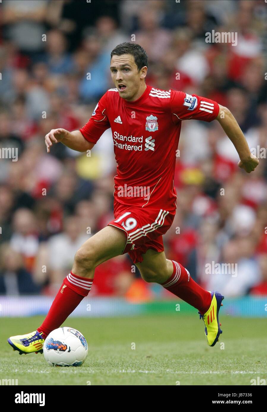STEWART DOWNING LIVERPOOL FC ANFIELD LIVERPOOL ENGLAND 13 August 2011 ...