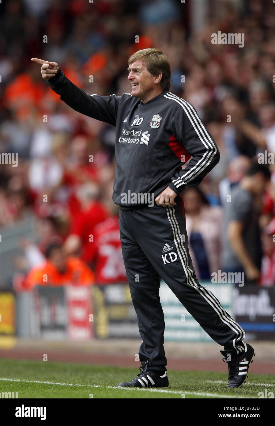 KENNY DALGLISH LIVERPOOL FC MANAGER ANFIELD LIVERPOOL ENGLAND 13 August ...