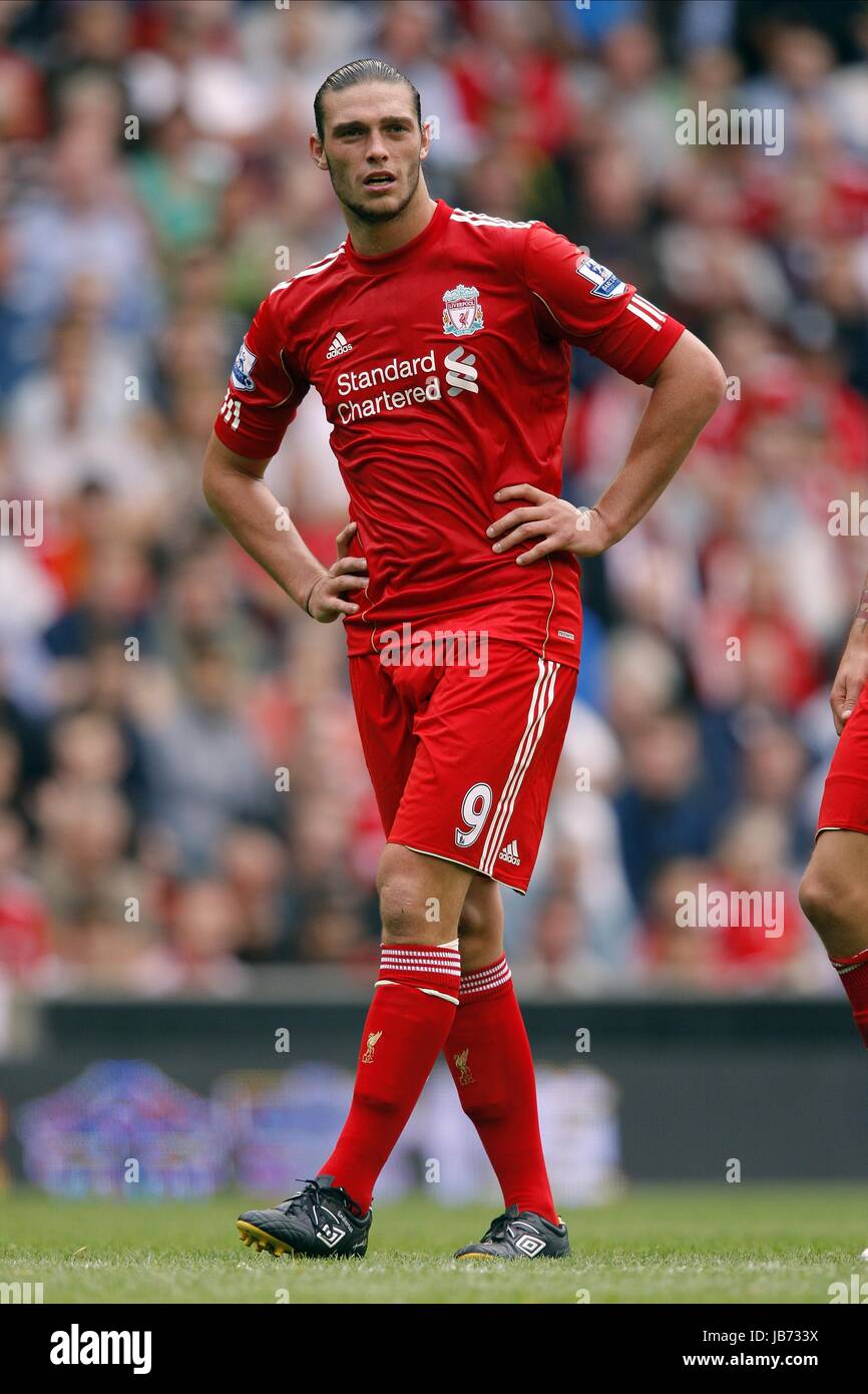 ANDY CARROLL LIVERPOOL FC ANFIELD LIVERPOOL ENGLAND 13 August 2011 ...