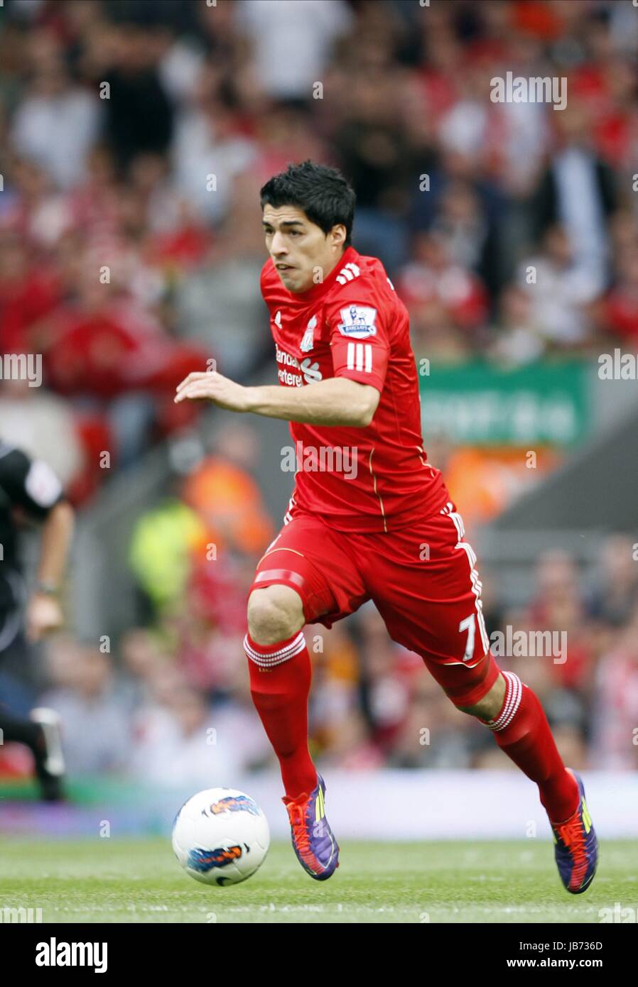LUIS SUAREZ LIVERPOOL FC ANFIELD LIVERPOOL ENGLAND 13 August 2011 Stock ...