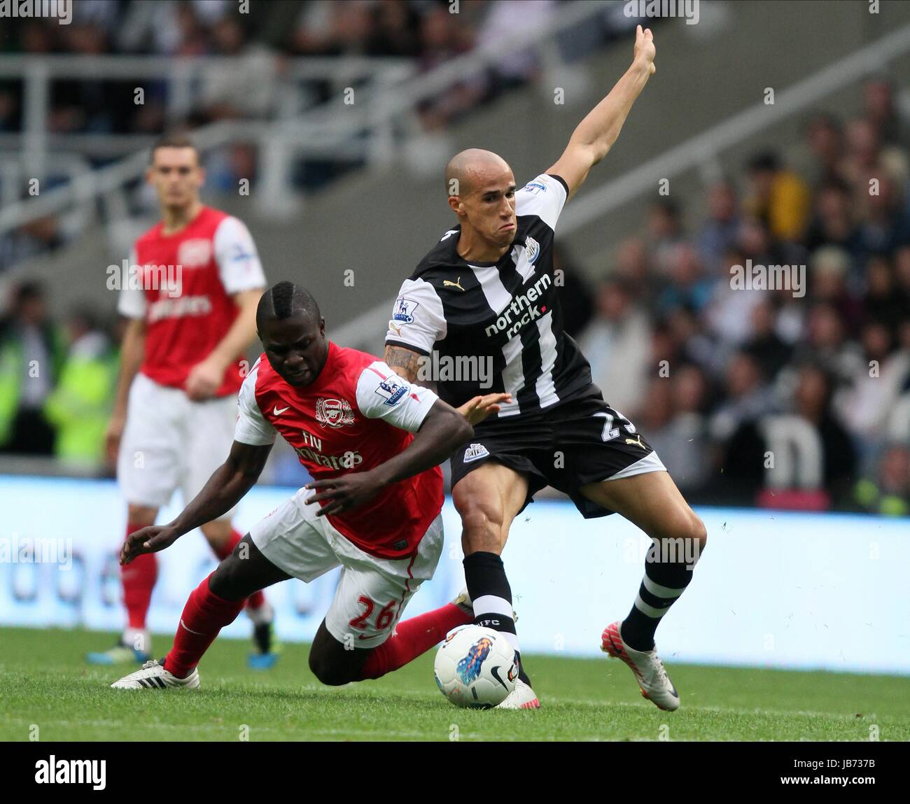 EMMANUEL FRIMPONG & GABRIEL OB NEWCASTLE UNITED V ARSENAL ST JAMES PARK ...