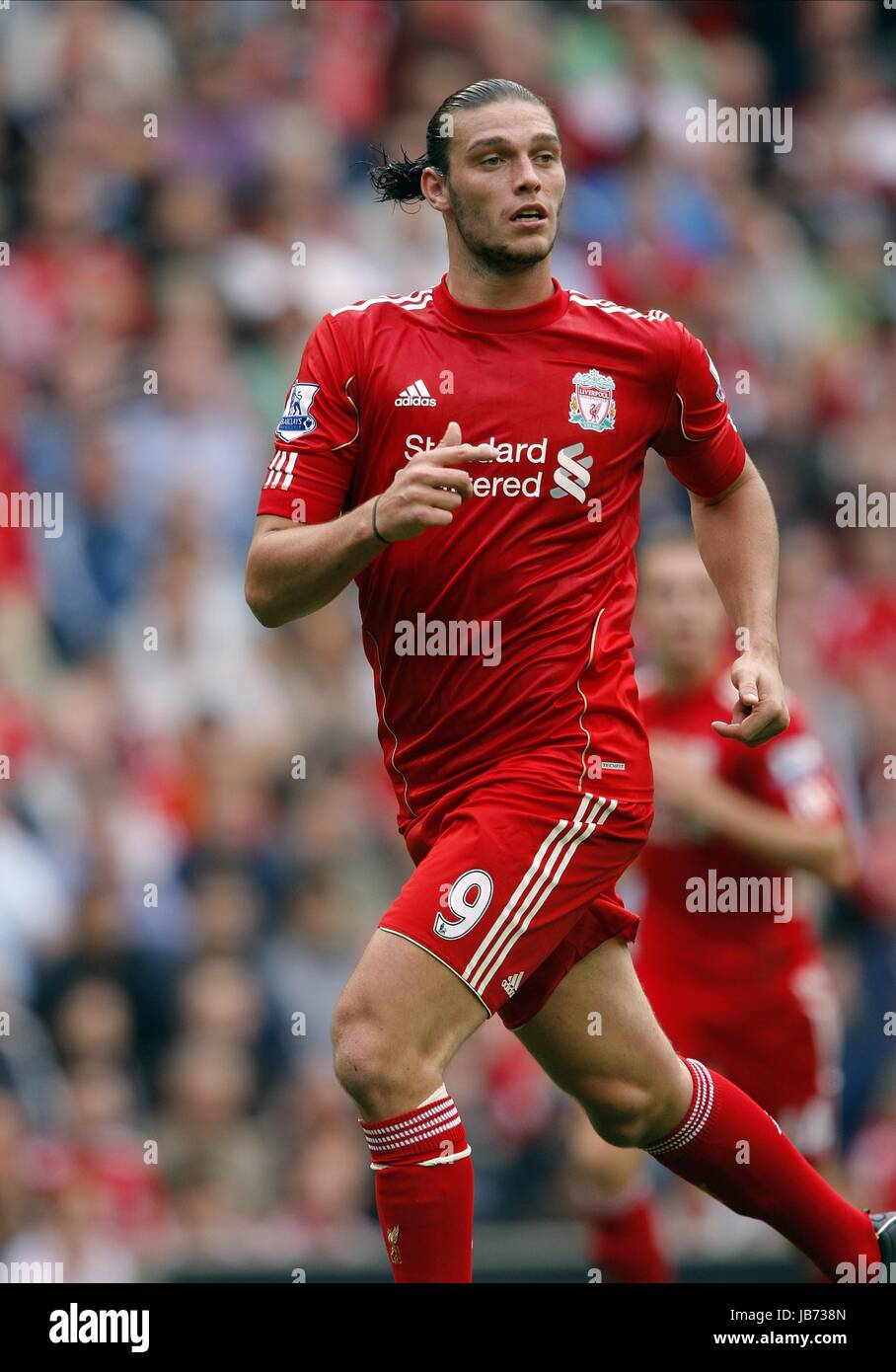 ANDY CARROLL LIVERPOOL FC ANFIELD LIVERPOOL ENGLAND 13 August 2011 ...