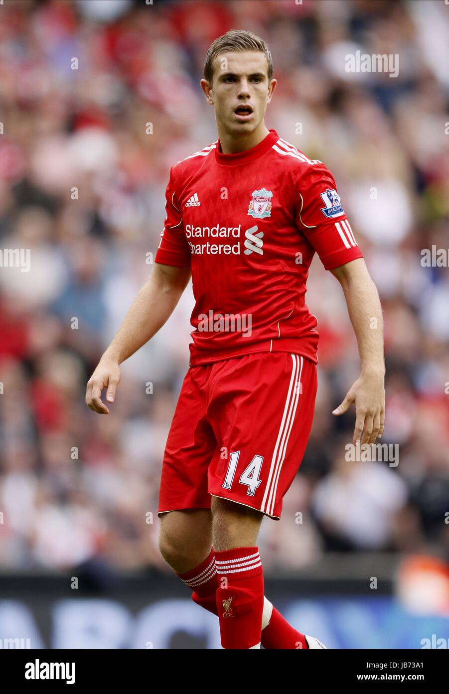 JORDAN HENDERSON LIVERPOOL FC ANFIELD LIVERPOOL ENGLAND 13 August 2011 ...