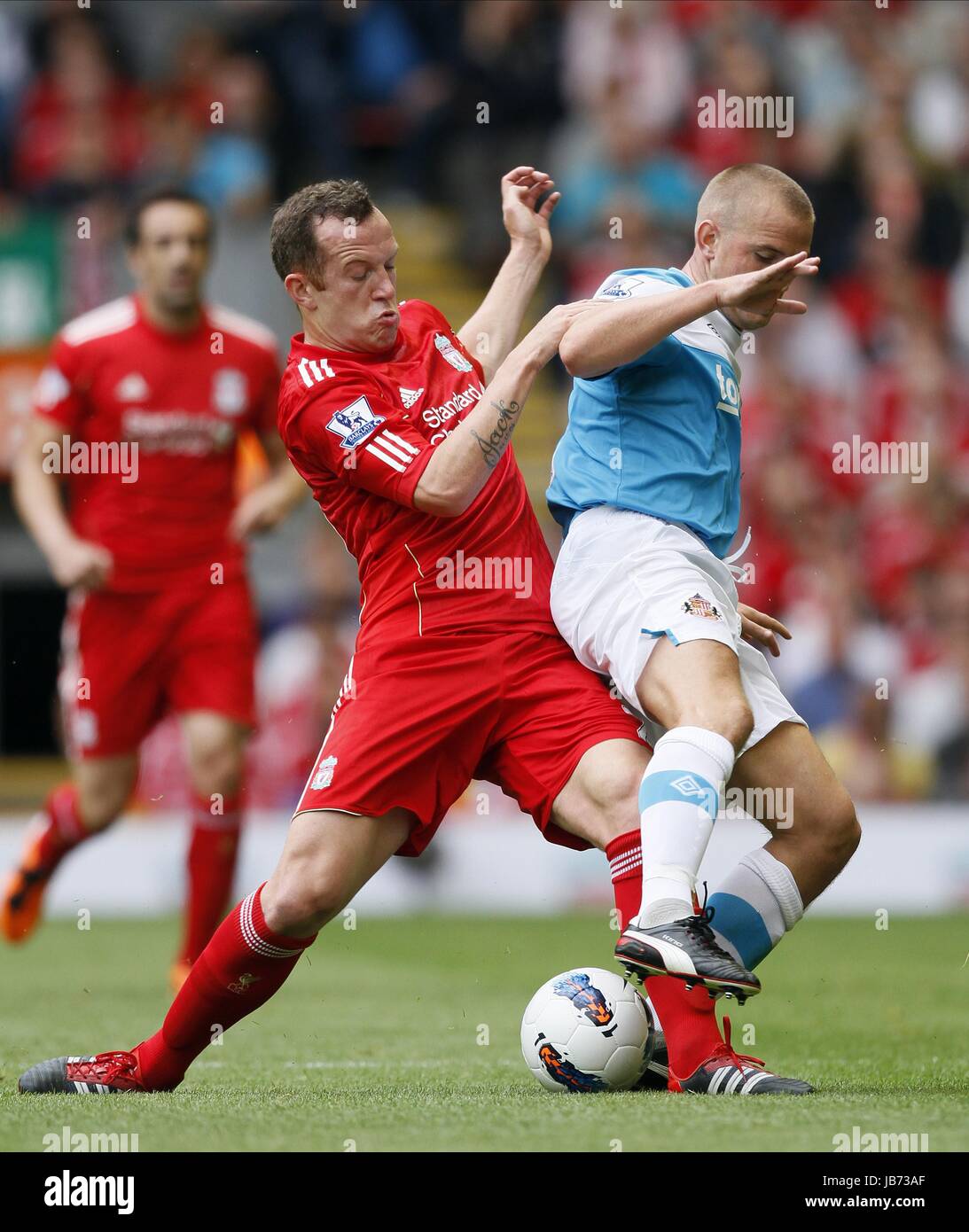 LEE CATTERMOLE & CHARLIE ADAM LIVERPOOL V SUNDERLAND FC ANFIELD ...
