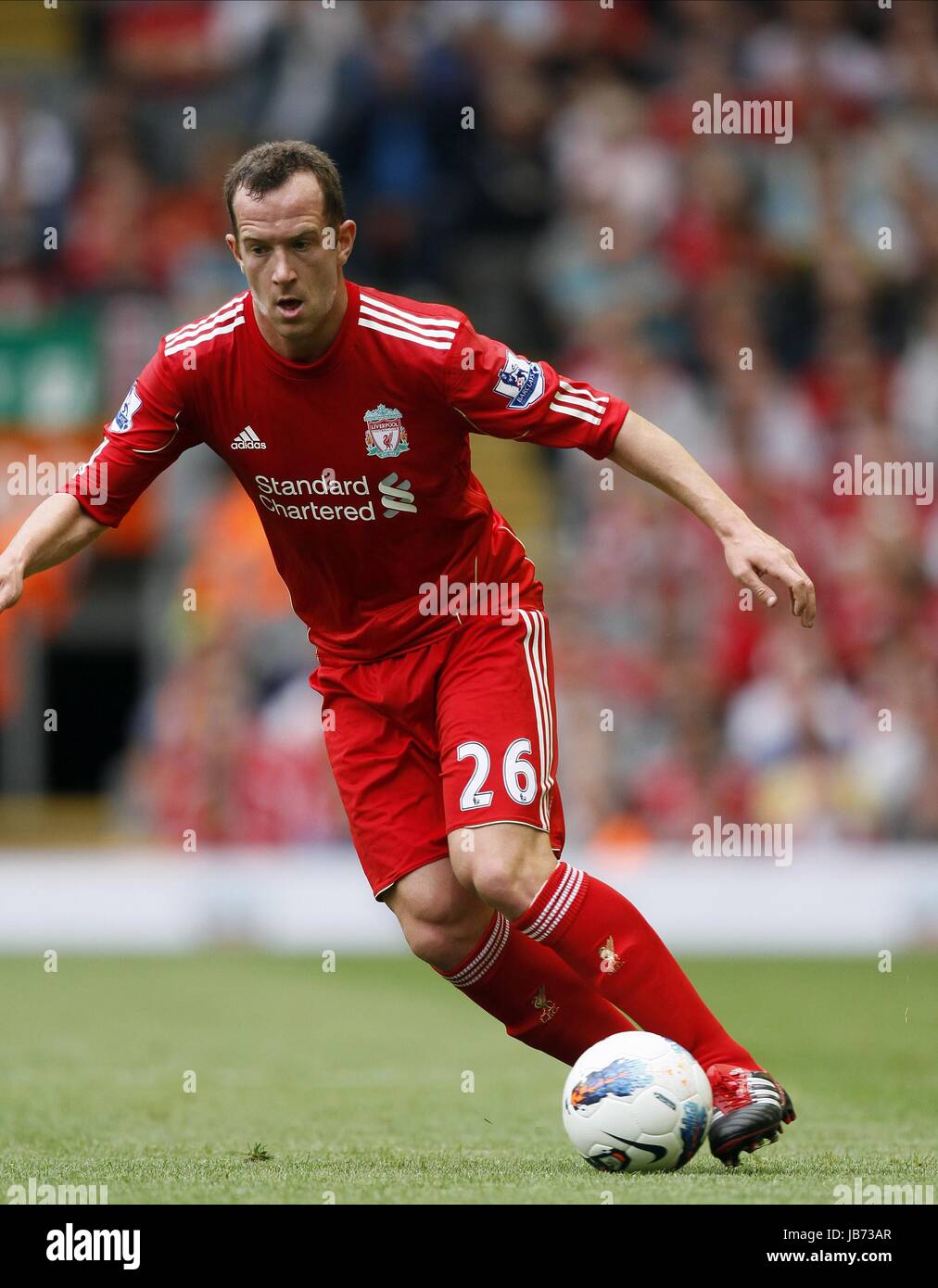 CHARLIE ADAM LIVERPOOL FC ANFIELD LIVERPOOL ENGLAND 13 August 2011 ...