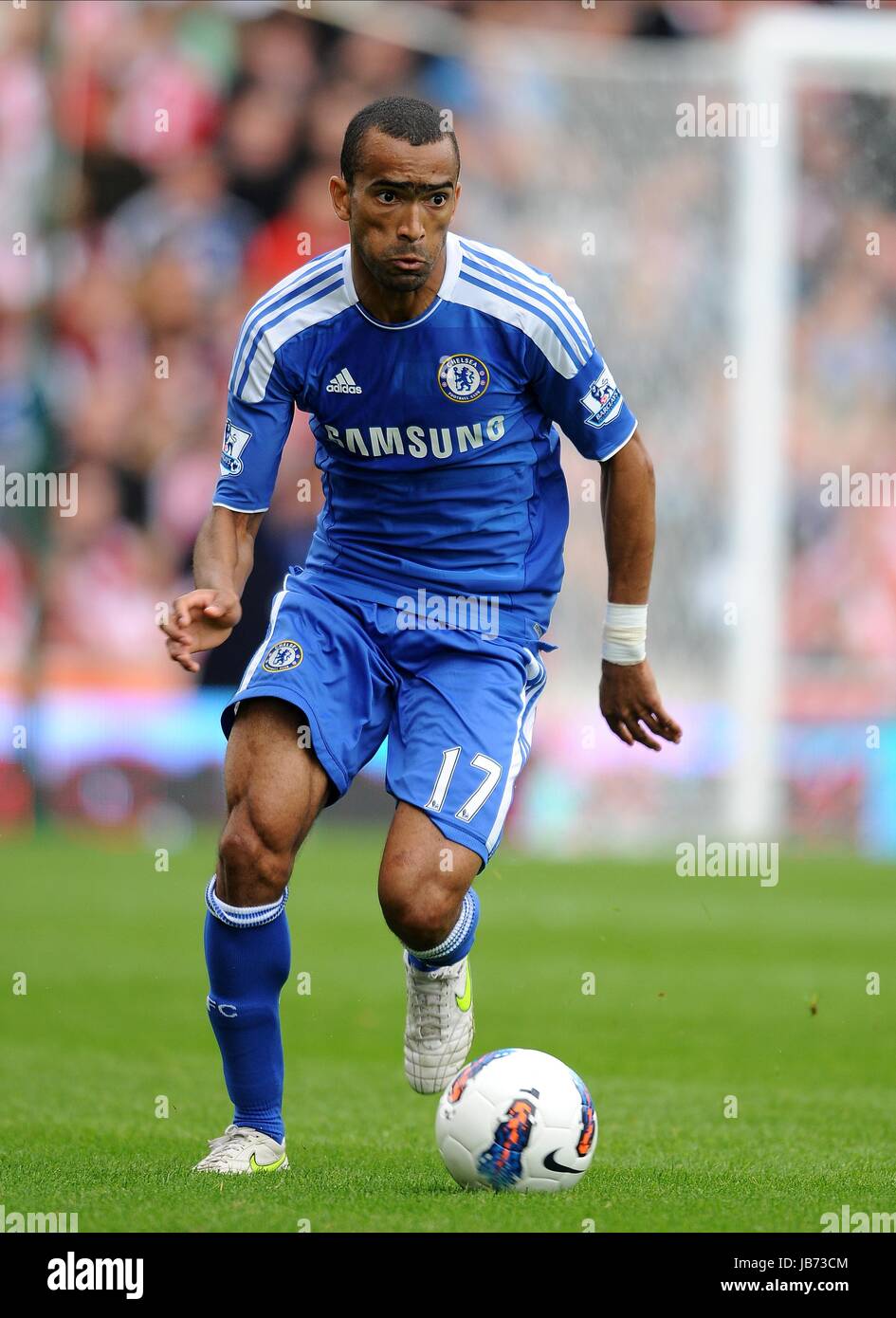 JOSE BOSINGWA CHELSEA FC BRITANNIA STADIUM STOKE ENGLAND 14 August 2011 ...
