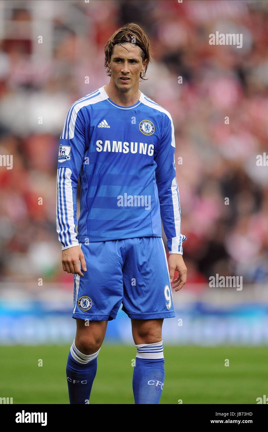FERNANDO TORRES CHELSEA FC CHELSEA FC BRITANNIA STADIUM STOKE ENGLAND ...