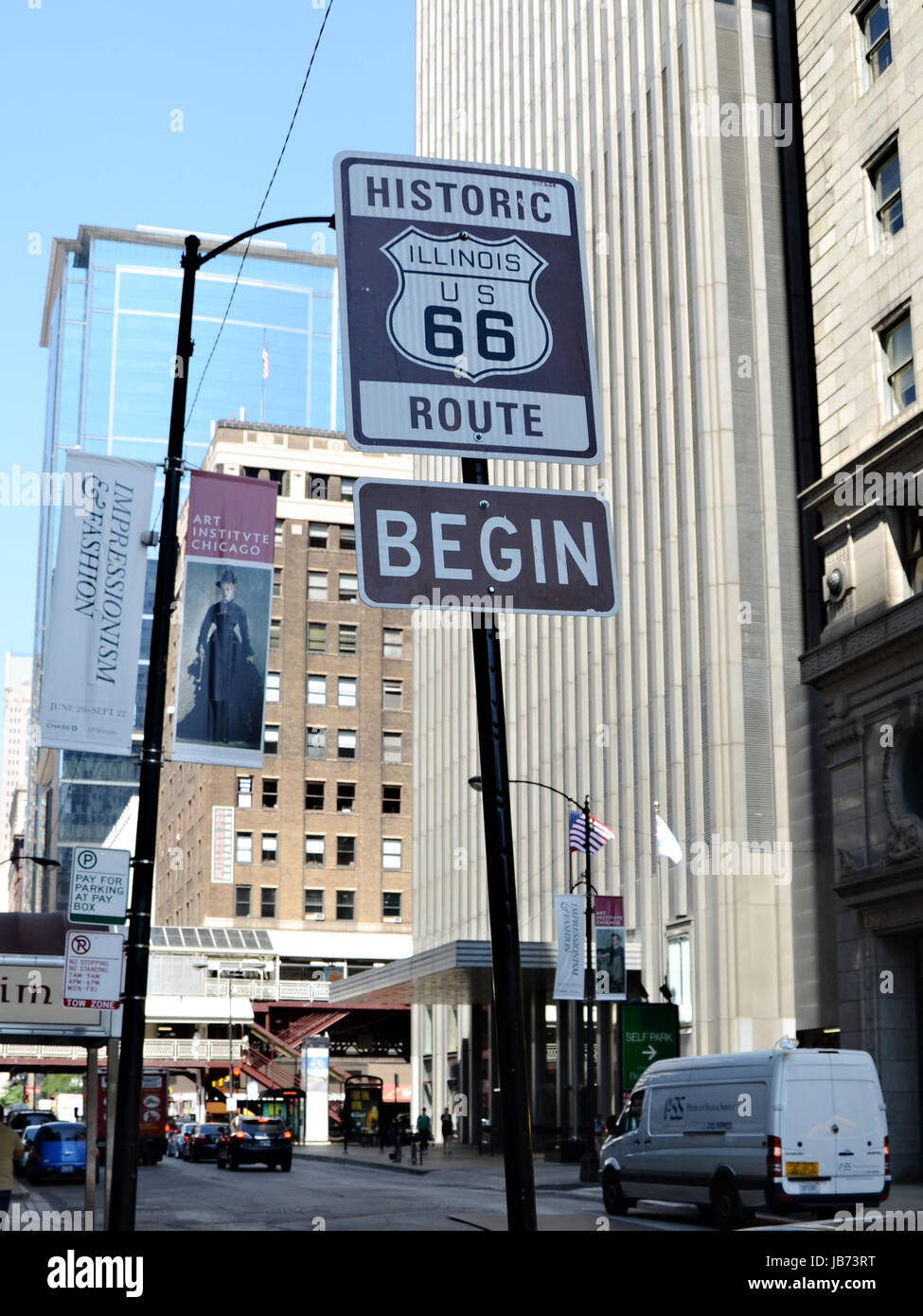 Start of route 66 hi-res stock photography and images - Alamy