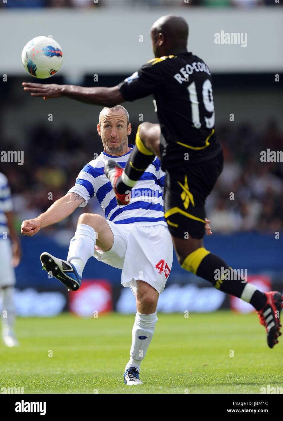 SHAUN DERRY & NIGEL REO-COKER QPR V BOLTON WANDERERS LOFTUS ROAD ...