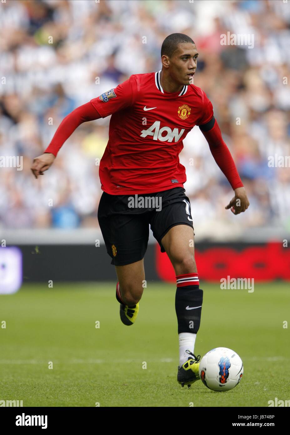 CHRIS SMALLING MANCHESTER UNITED FC MANCHESTER UNITED FC THE HAWTHORNS ...
