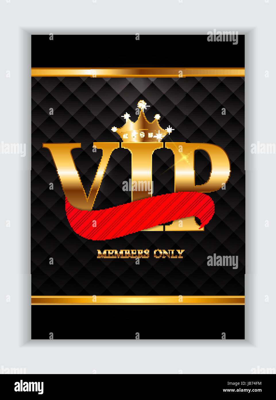 Abstract Luxury VIP Members Only Invitation Background Vector ...
