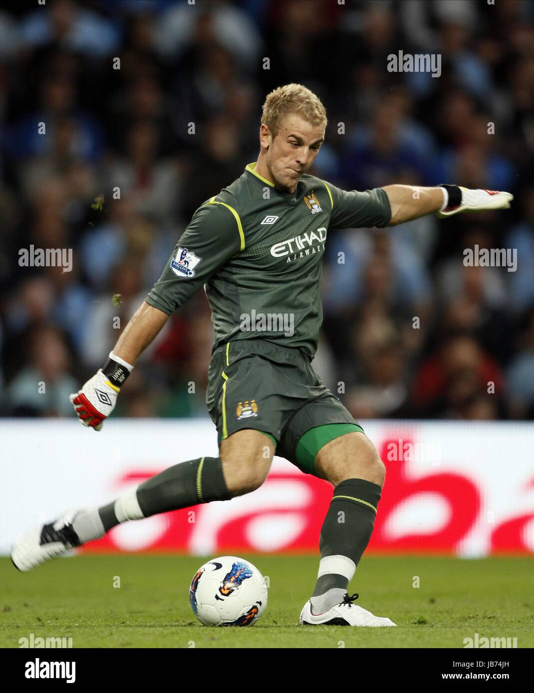 JOE HART MANCHESTER CITY FC MANCHESTER CITY FC ETHIAD STADIUM ...