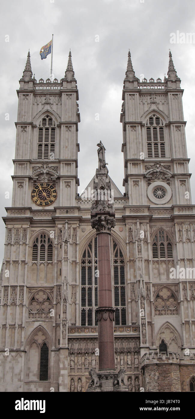 The Westminster Abbey church in London UK Stock Photo - Alamy
