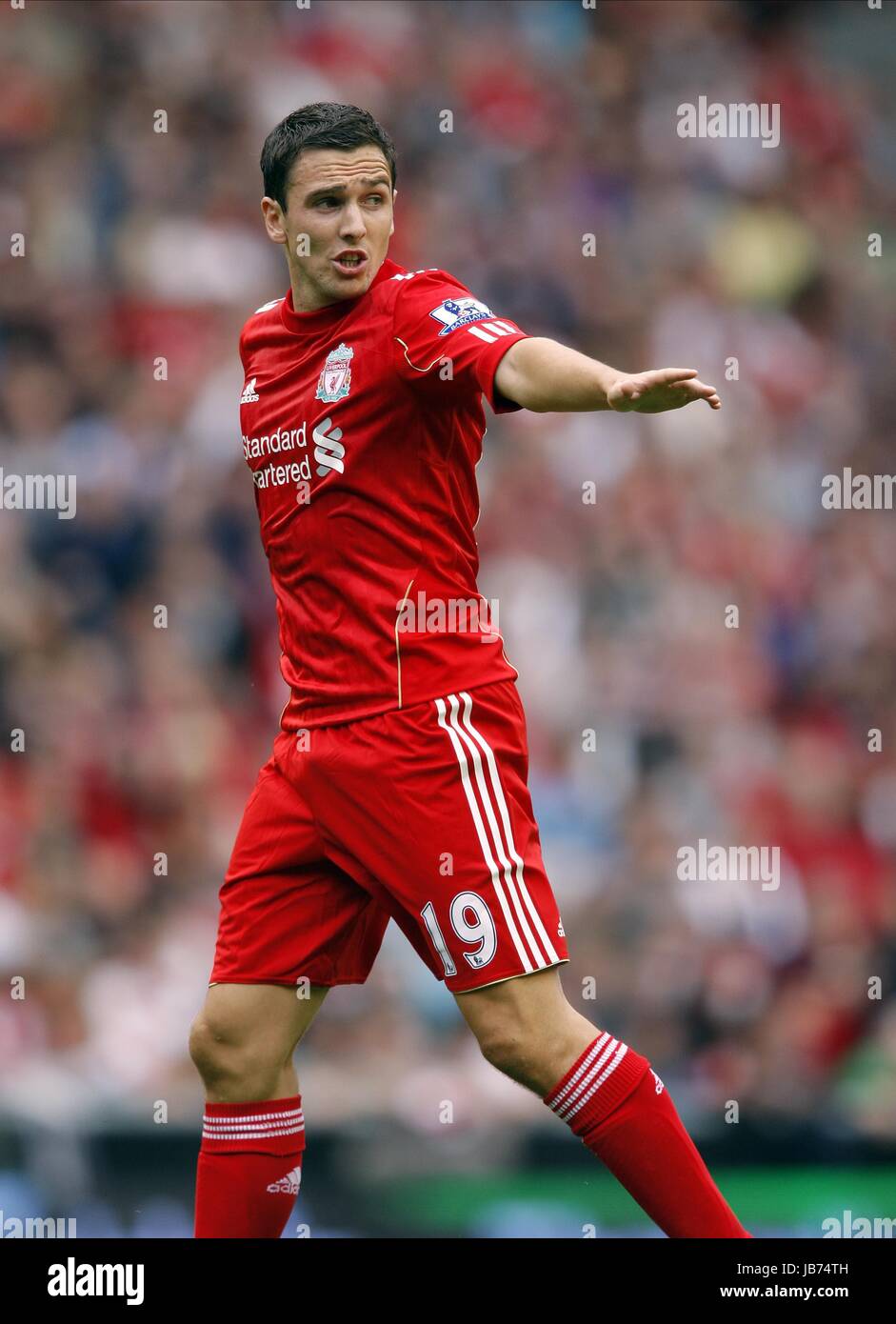 STEWART DOWNING LIVERPOOL FC LIVERPOOL FC ANFIELD LIVERPOOL ENGLAND 13 ...