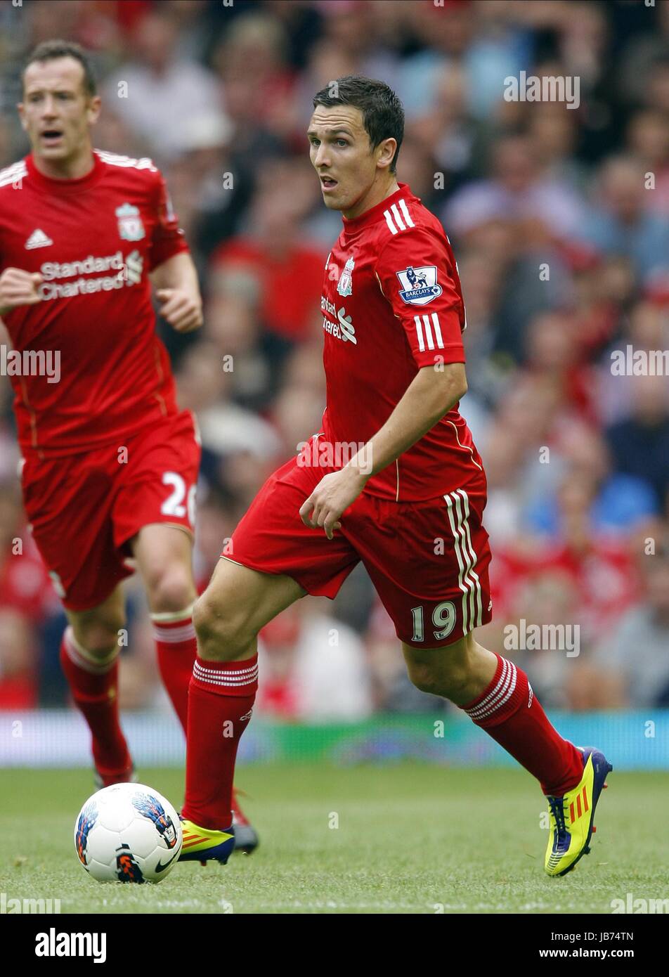 STEWART DOWNING LIVERPOOL FC LIVERPOOL FC ANFIELD LIVERPOOL ENGLAND 13 ...