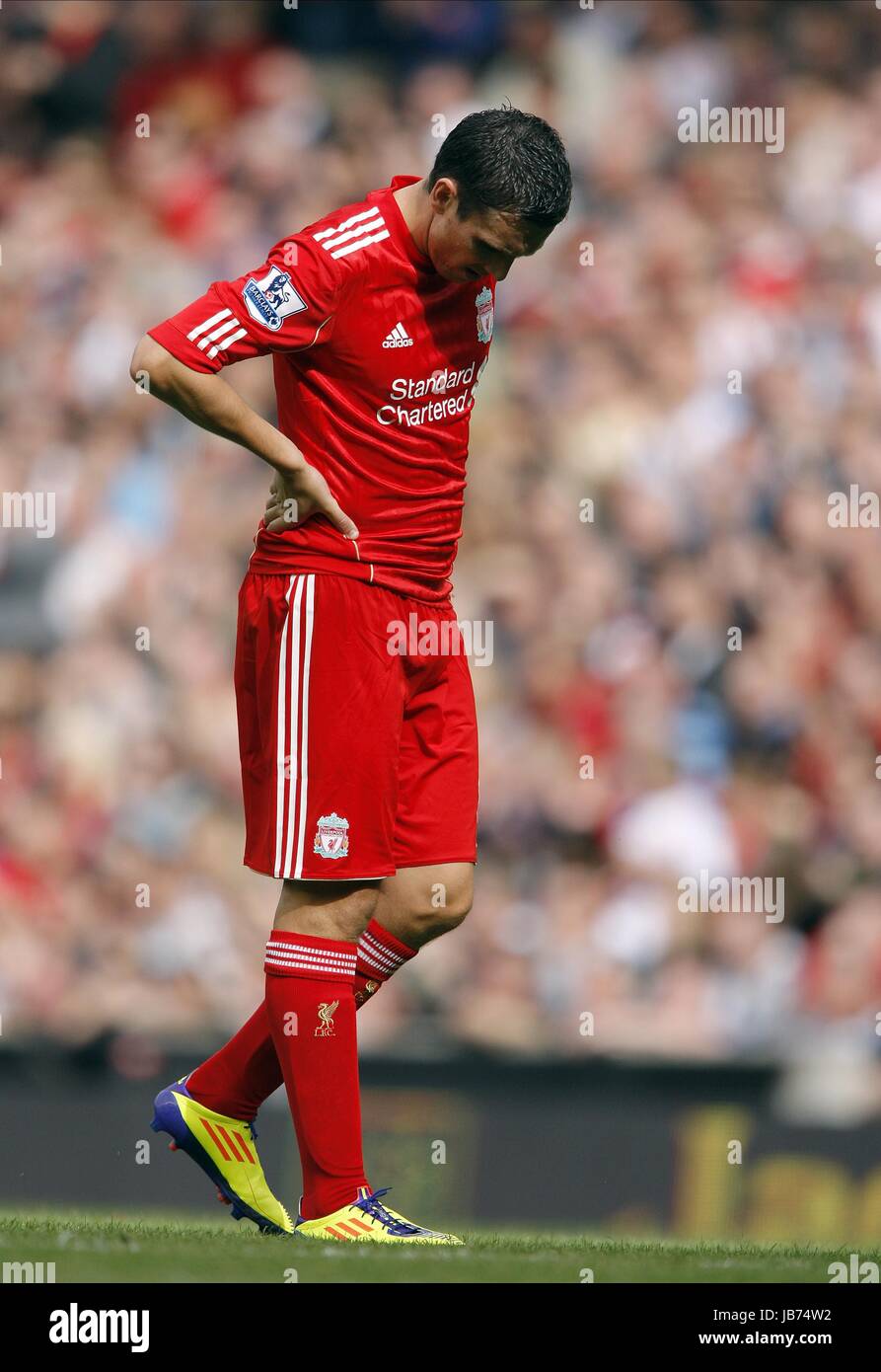 STEWART DOWNING LIVERPOOL FC LIVERPOOL FC ANFIELD LIVERPOOL ENGLAND 13 ...