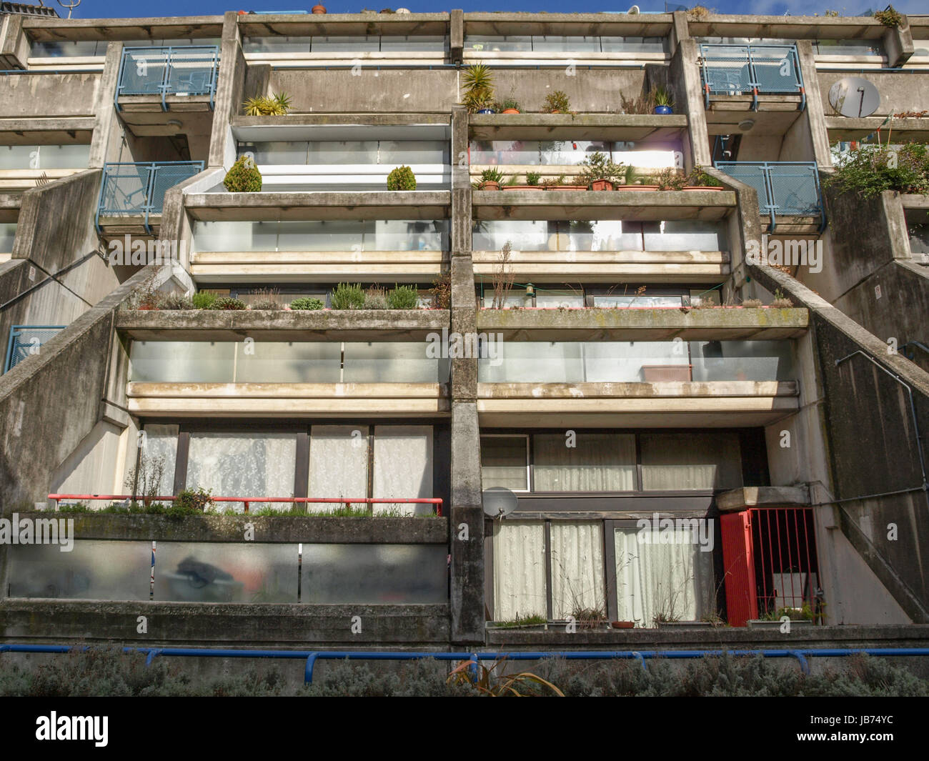 LONDON, ENGLAND, UK - MARCH 04, 2009: The Alexandra Road estate ...