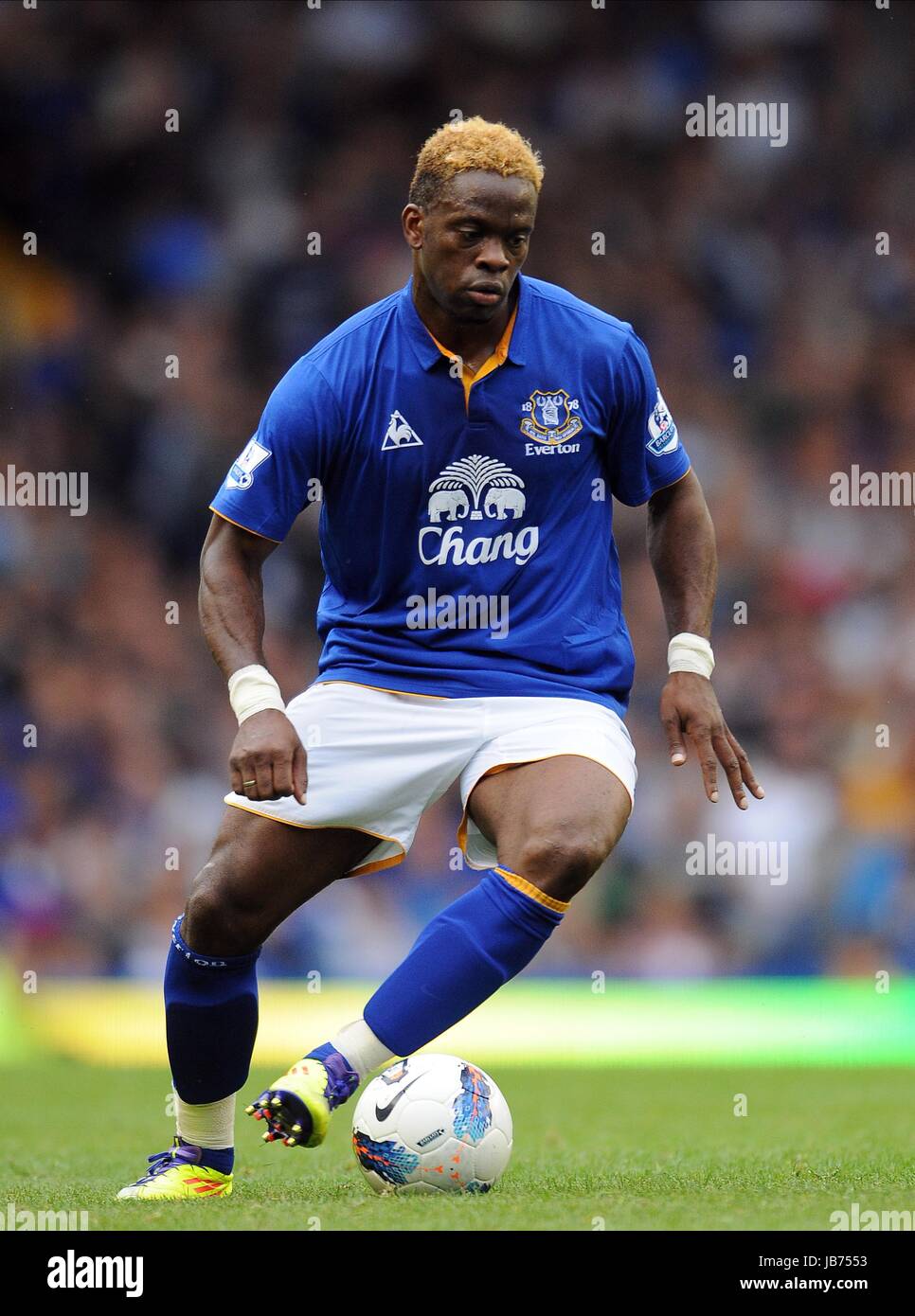 LOUIS SAHA EVERTON FC GOODISON PARK EVERTON ENGLAND 20 August 2011 ...