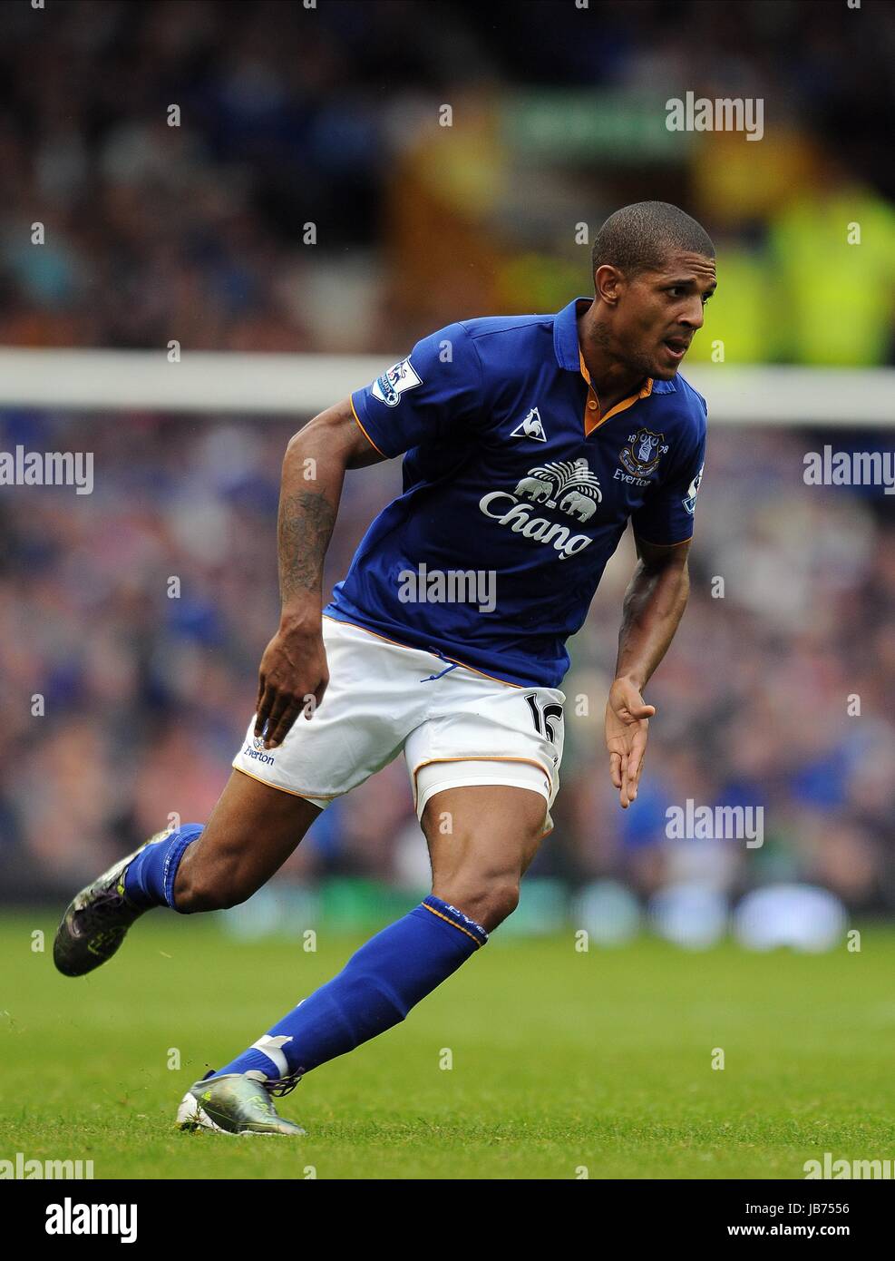 JERMAINE BECKFORD EVERTON FC GOODISON PARK EVERTON ENGLAND 20 August ...