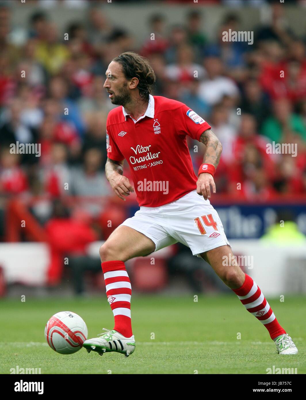 JONATHAN GREENING NOTTINGHAM FOREST FC CITY GROUND NOTTINGHAM ENGLAND ...