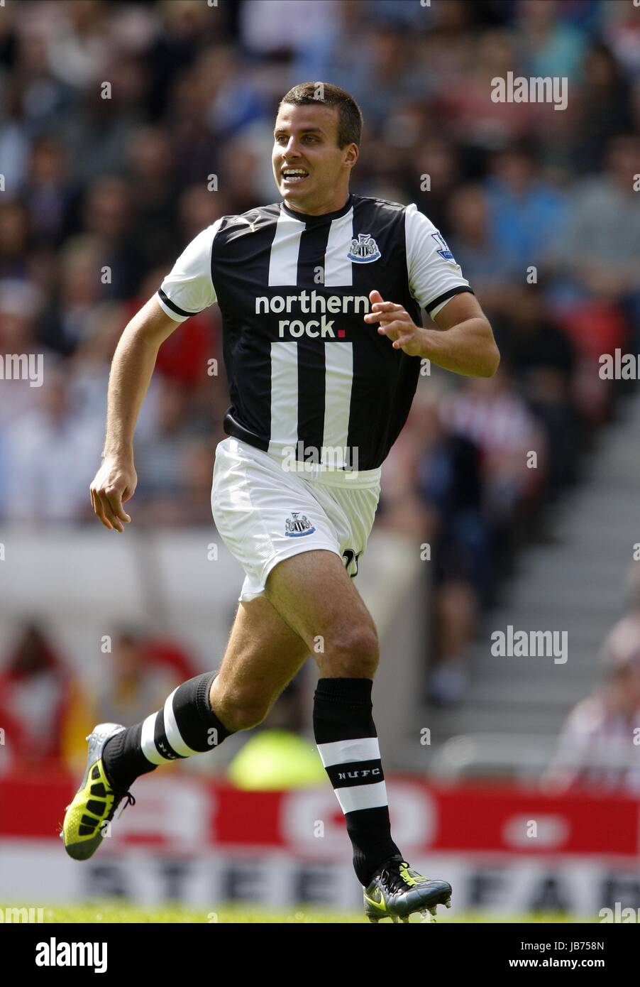 STEVEN TAYLOR NEWCASTLE UNITED FC STADIUM OF LIGHT SUNDERLAND ENGLAND ...