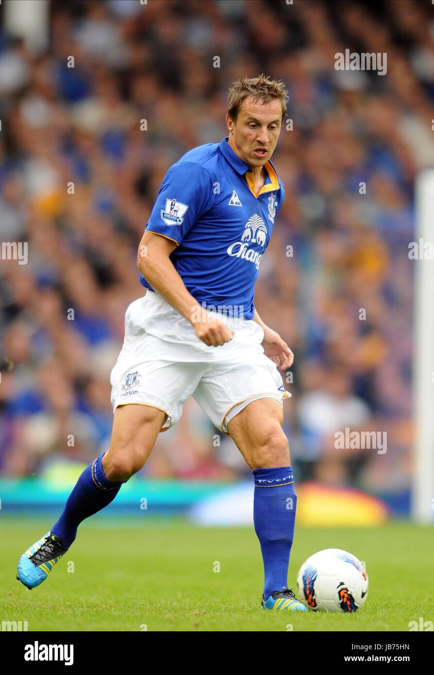 PHIL JAGIELKA EVERTON FC EVERTON FC GOODISON PARK EVERTON ENGLAND 20 ...