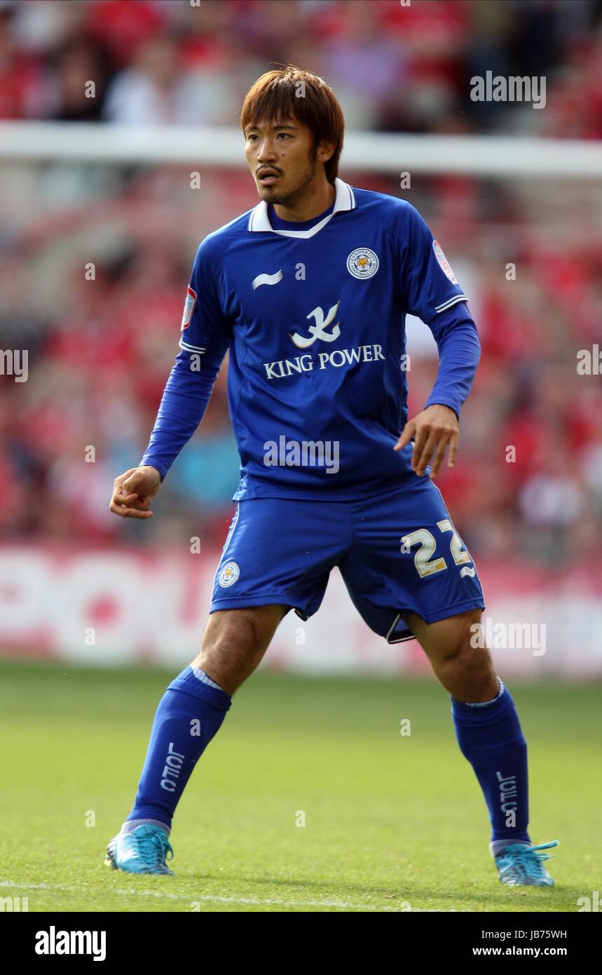 YUKI ABE LEICESTER CITY FC LEICESTER CITY FC CITY GROUND NOTTINGHAM ENGLAND 20 August 2011 Stock ...