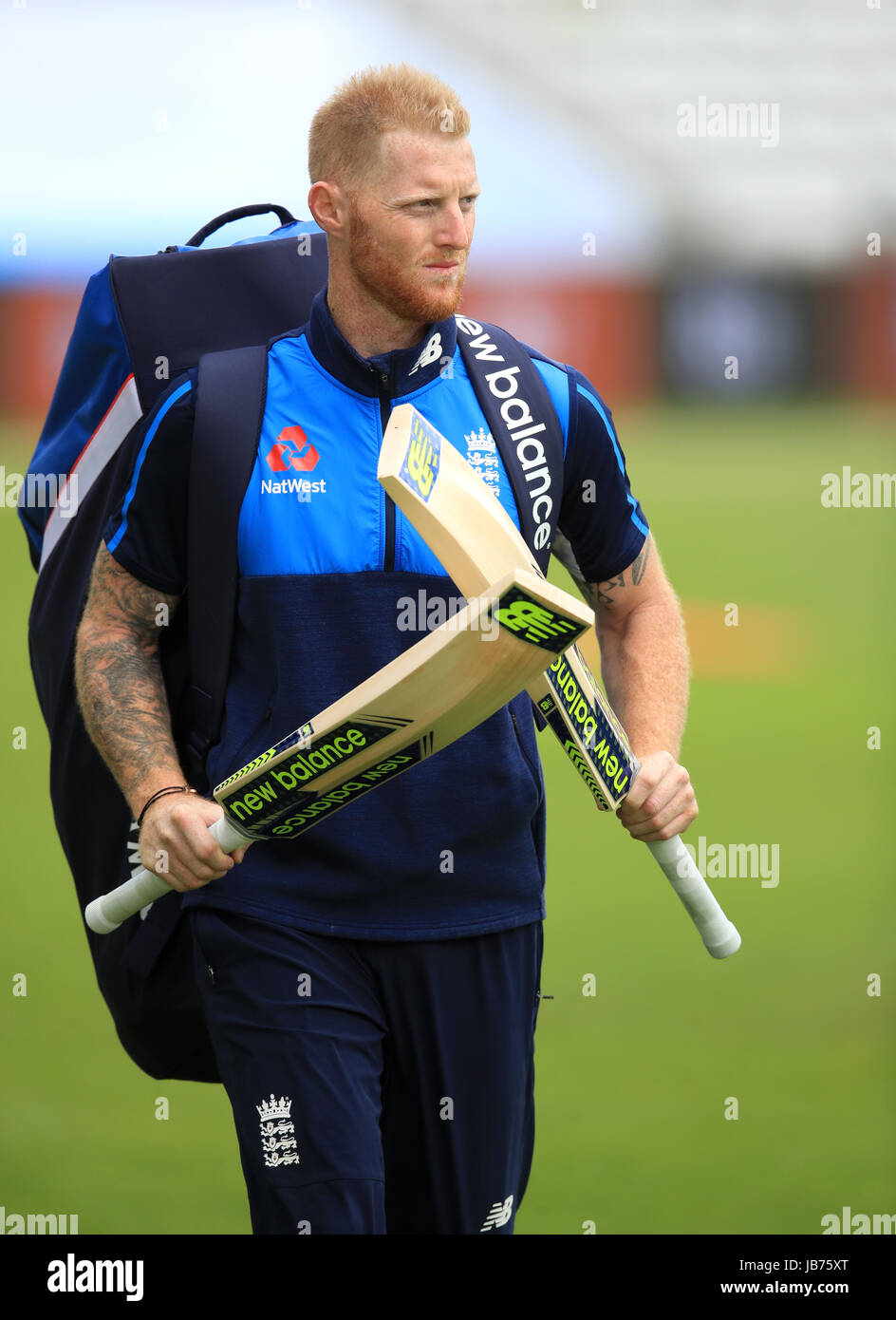 England's Ben Stokes during a nets session at Edgbaston, Birmingham ...