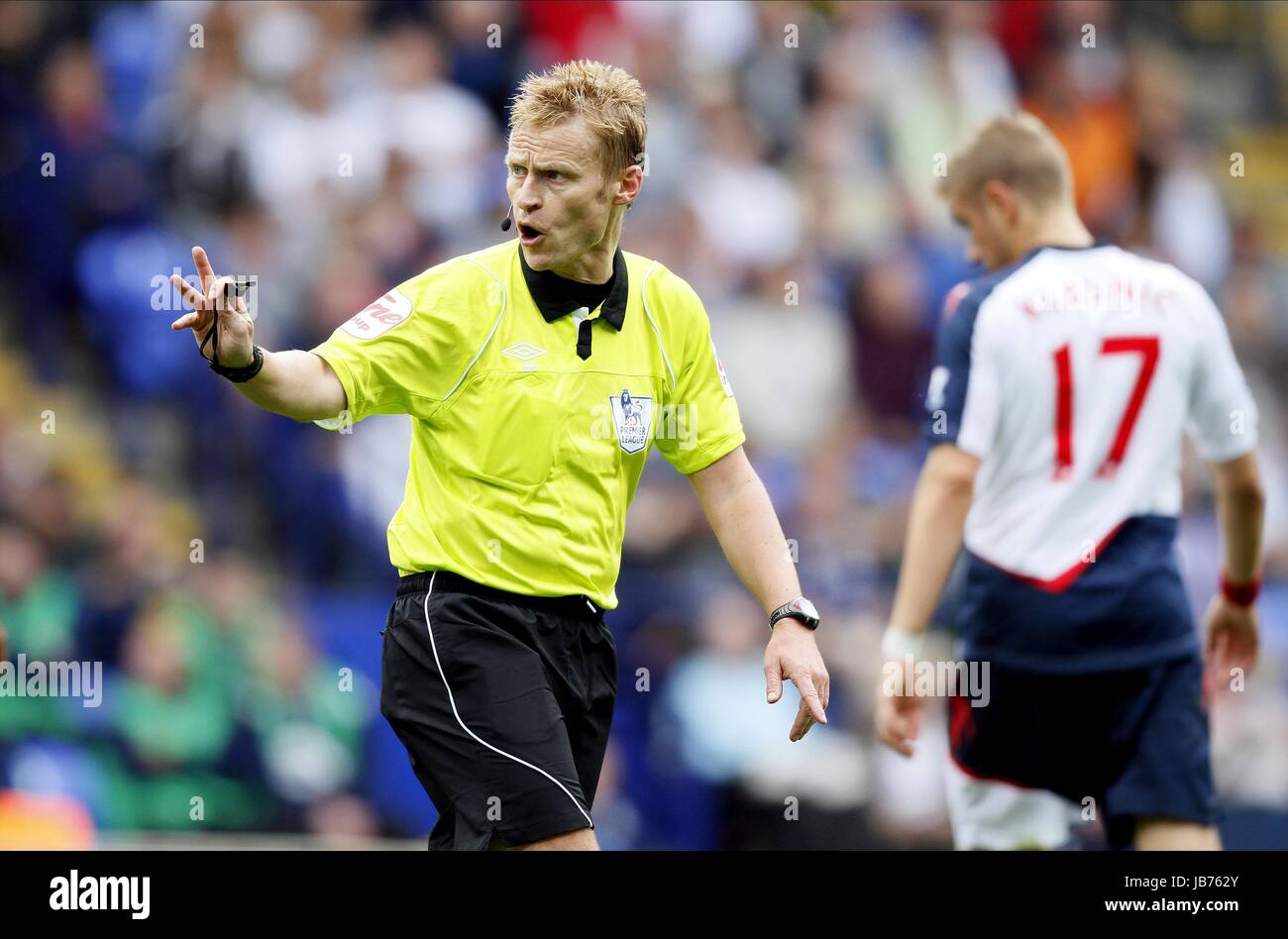 MIKE JONES PREMIERSHIP REFEREE PREMIERSHIP REFEREE REEBOK STADIUM ...