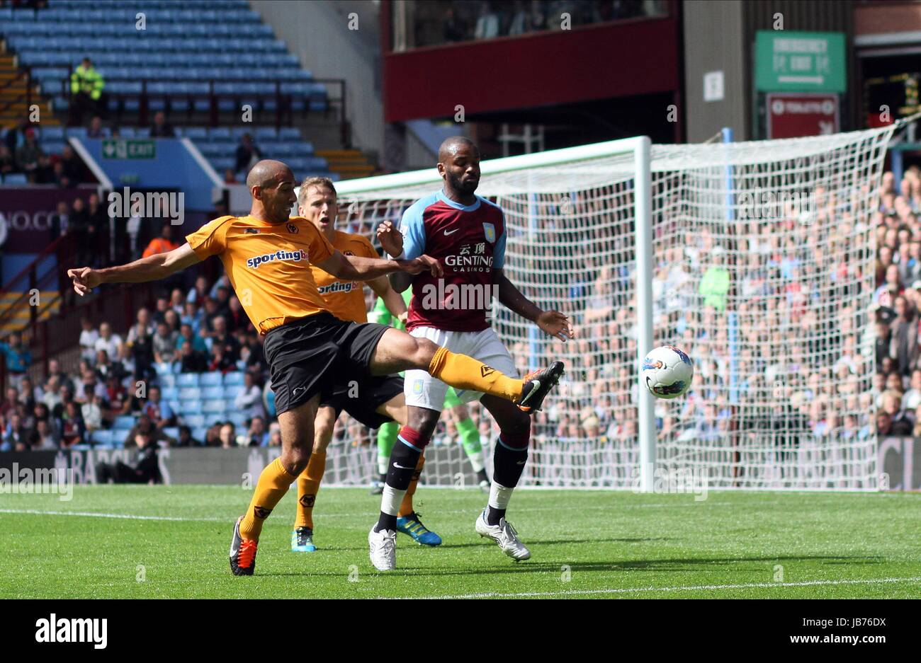KARL HENRY & DARREN BENT ASTON VILLA V WOLVES VILLA PARK BIRMINGHAM ...
