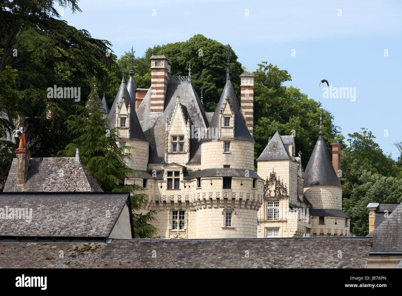 Castel of Rigny-Usse Known as the Sleeping Beauty Castle and built in ...