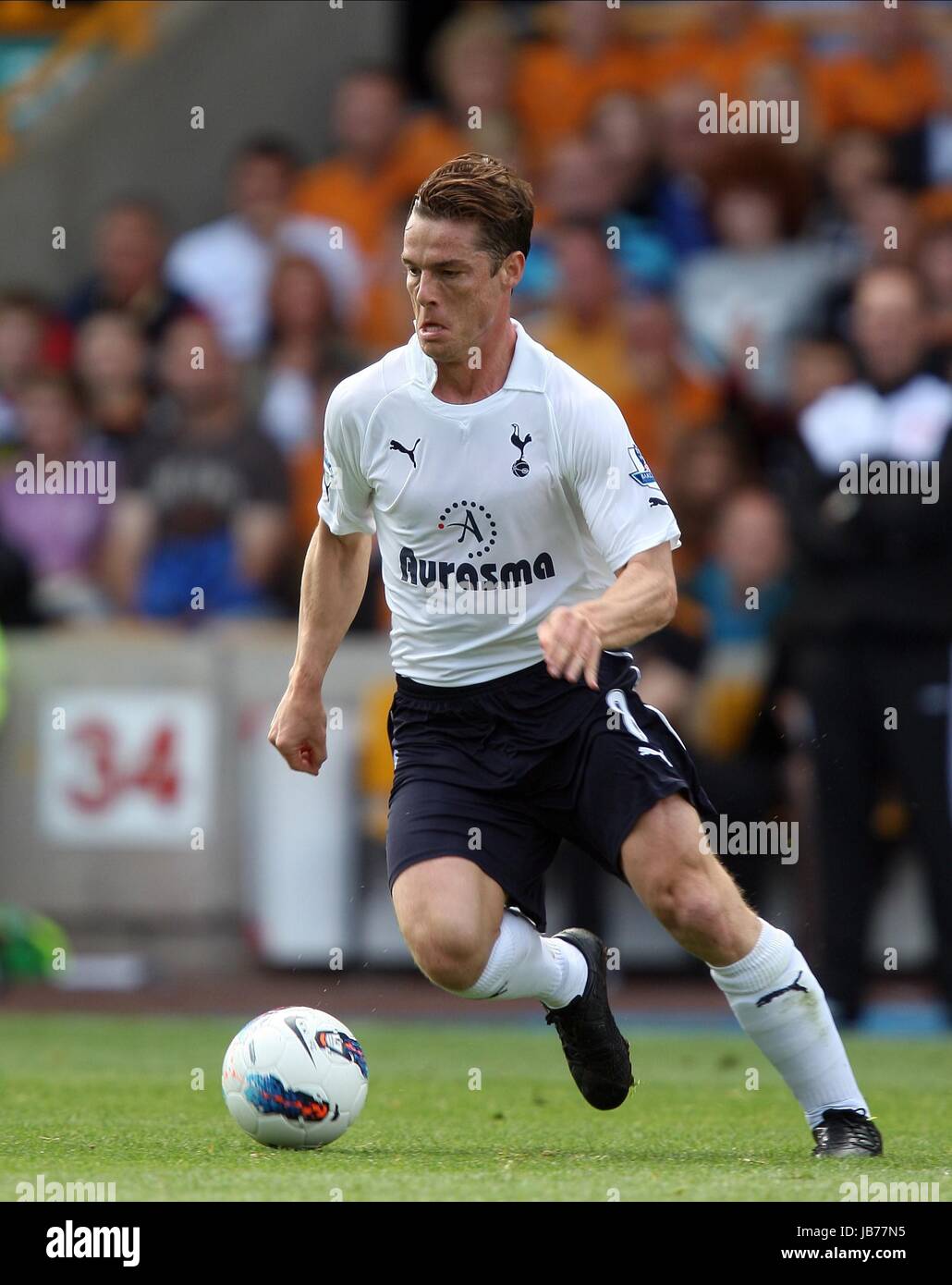 SCOTT PARKER TOTTENHAM HOTSPUR FC MOLINEUX WOLVERHAMPTON ENGLAND 10 ...