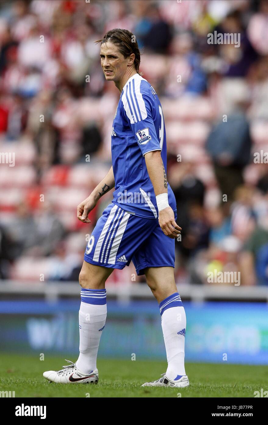 FERNANDO TORRES CHELSEA FC STADIUM OF LIGHT SUNDERLAND ENGLAND 10 ...