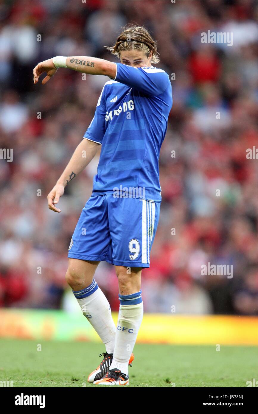 FERNANDO TORRES MANCHESTER UNITED V CHELSEA OLD TRAFFORD MANCHESTER ...